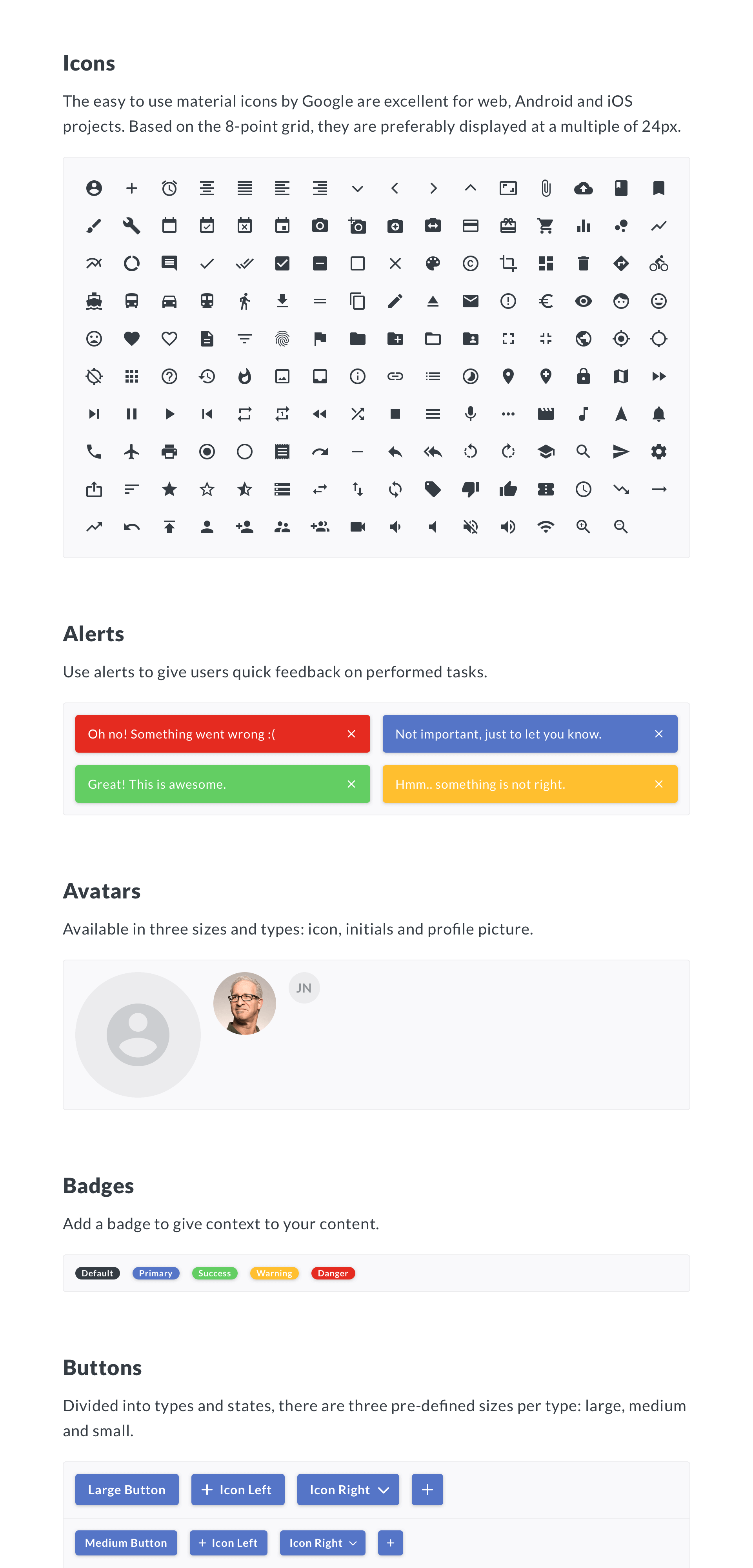 UI Design System - Desktop Version