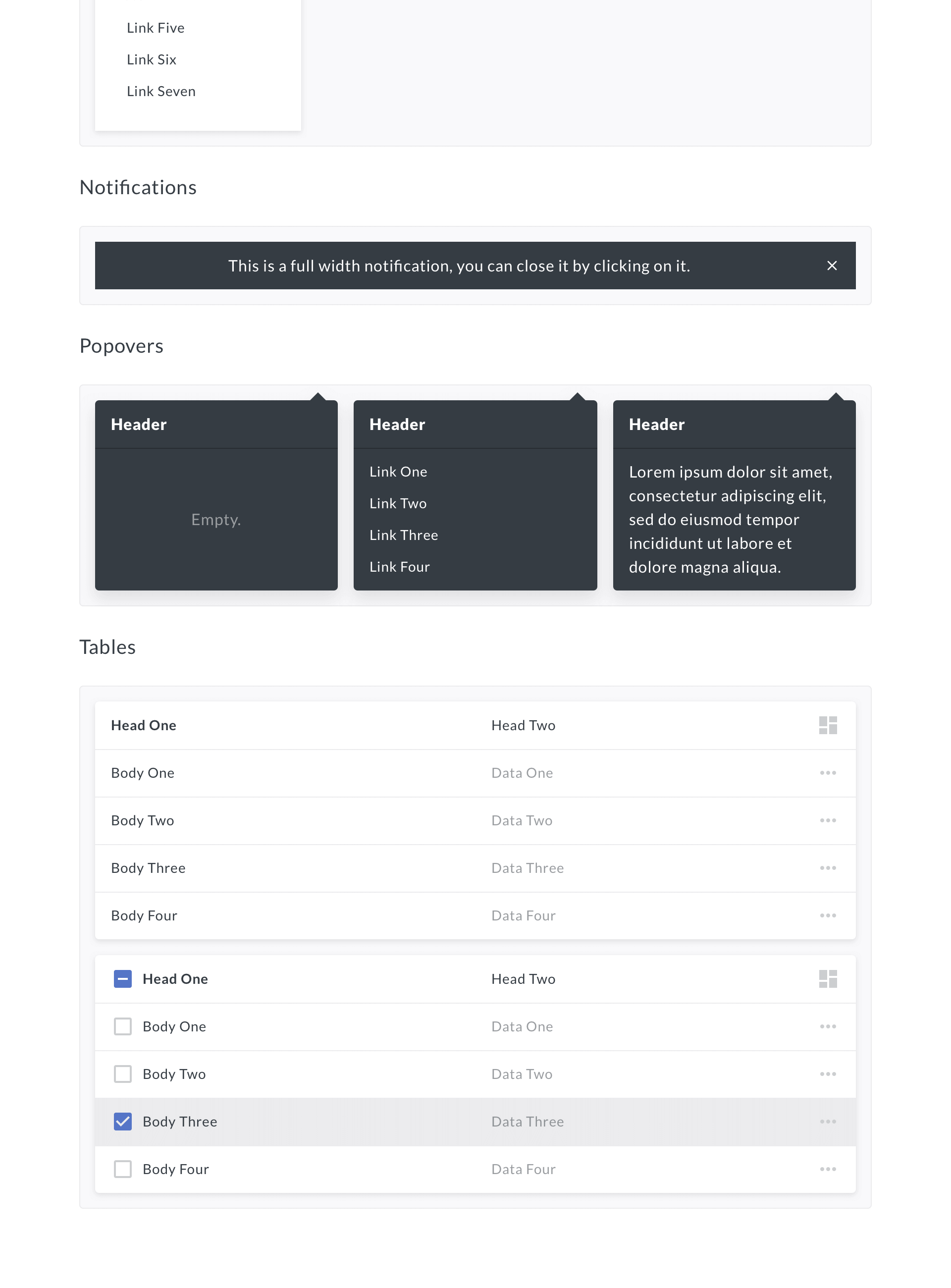 UI Design System - Desktop Version