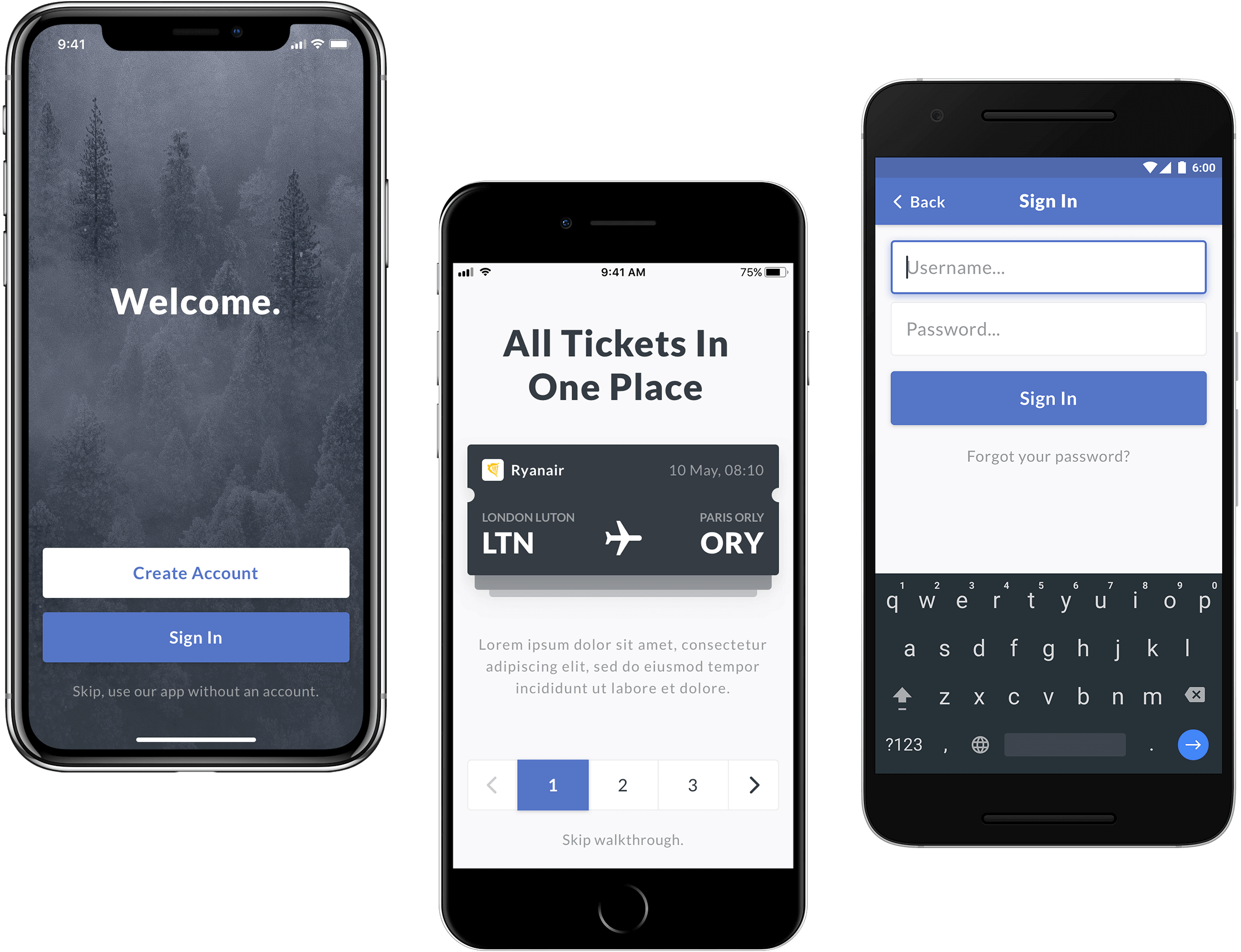 UI Design System - Mobile Version